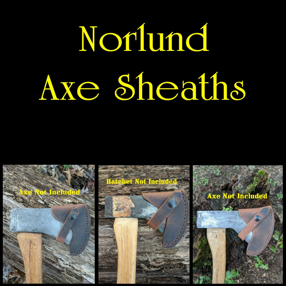 Norlund Leather Axe Sheaths - (Voyageur, Voyager, Camper, Tomahawk ...