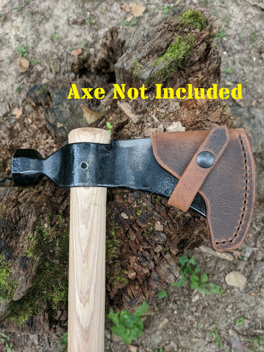 Handmade Leather Sheath For Cold Steel Tomahawk & Axe Models (Trail Ha ...